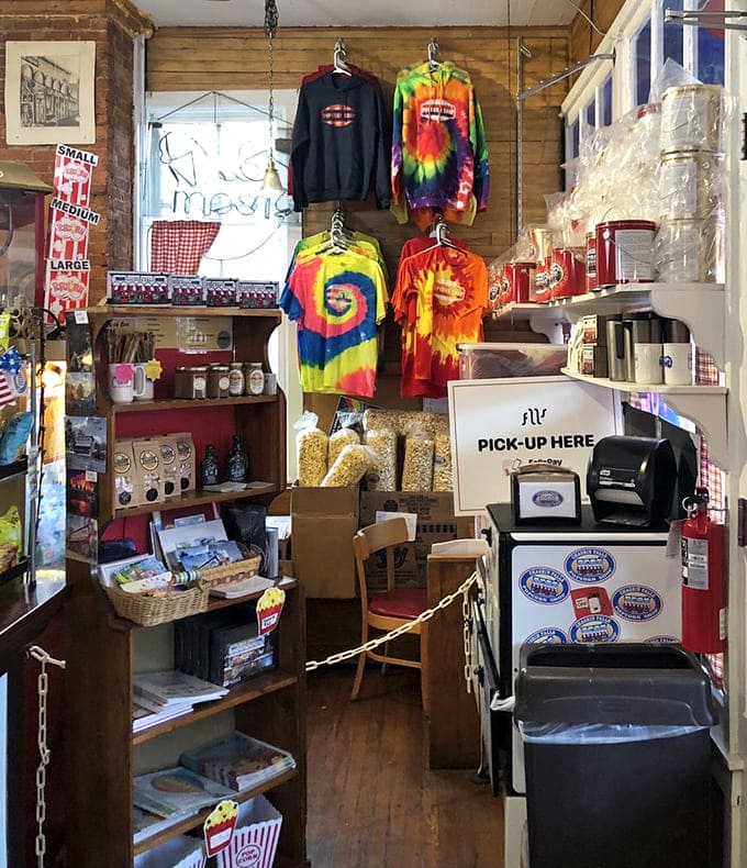 Merchandise that lets you wear your love for this place, turning customers into walking advertisements they're happy to be.