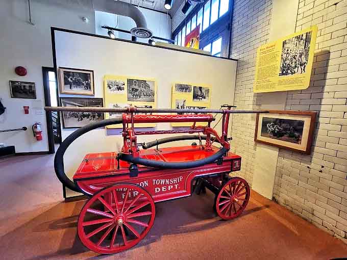 Hand Pumper: This wooden wonder required neighbors forming bucket brigades and pumping until their arms gave out&mdash;community spirit with blisters included.