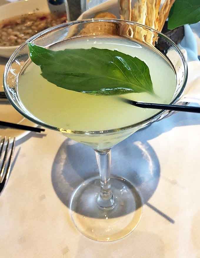 Not just a cocktail, but a refreshing experience &ndash; this basil-infused martini proves drinks can be both sophisticated and playful.