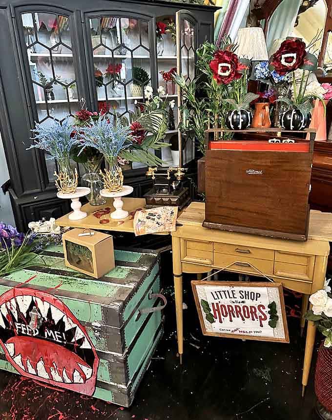 "Feed me!" demands the Little Shop of Horrors-inspired trunk &ndash; proving even the delightfully macabre deserves its photographic moment.