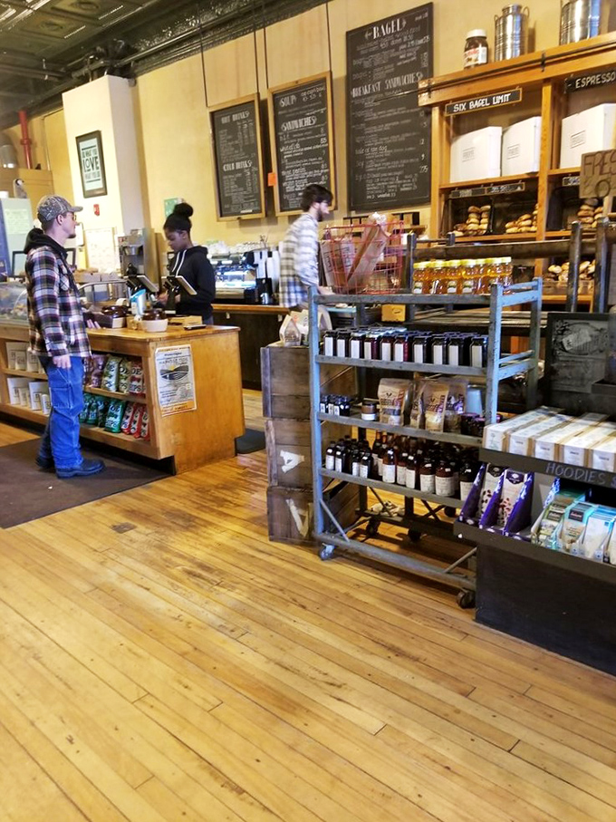 The counter area balances efficiency with warmth, where staff members move with purpose while still connecting with each customer.