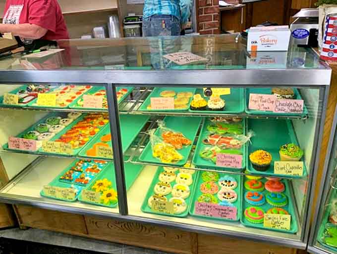 Display case: A museum of deliciousness where every exhibit is interactive. The hardest part is choosing which masterpiece comes home with you.