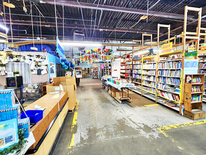 The checkout area keeps it simple &ndash; no distractions from the main event. Just you, your discoveries, and the promise of hours of reading.