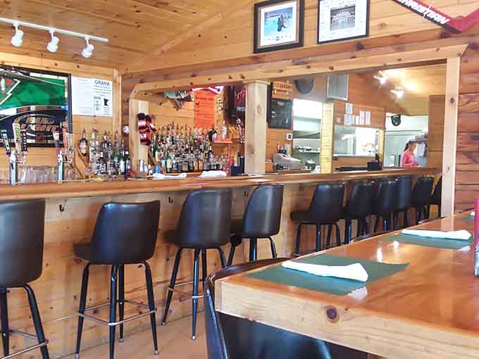 The bar at Florio's offers a full selection of beverages to complement your meal and enhance your evening.