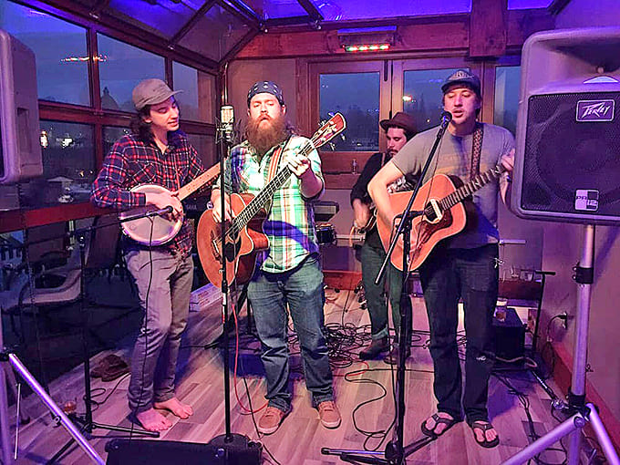 Live music on the rooftop deck turns a good meal into a full evening experience worth writing home about.