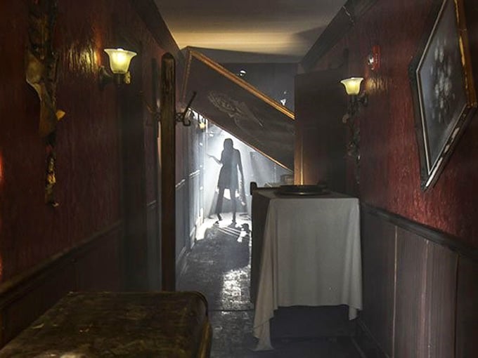 This hallway demonstrates that sometimes the scariest thing is just a long corridor where literally anything could happen and probably will any second now.