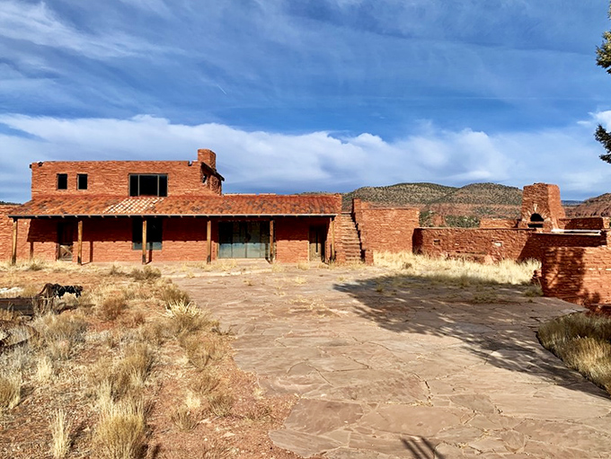 These historic ruins whisper stories of the past, their weathered walls standing sentinel against Sedona's timeless landscape.