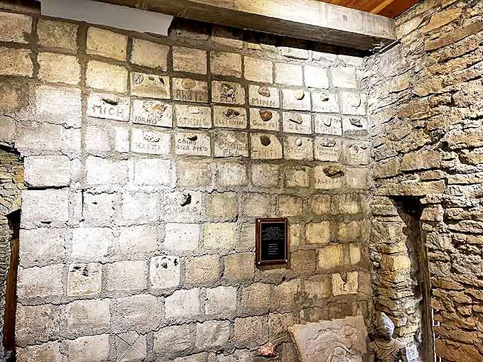Ancient wisdom or medieval graffiti? These inscribed stones preserve messages from the past for future generations to ponder.