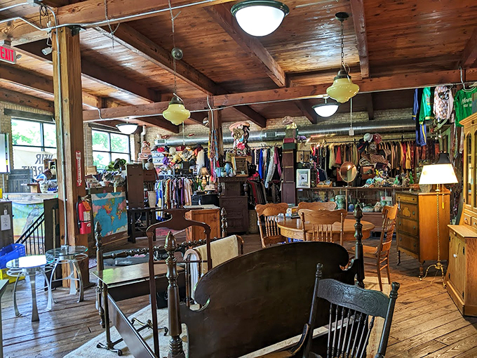 Welcome to the attic of your dreams! This treasure-packed second floor is where vintage visions come to life and wallets come to die.