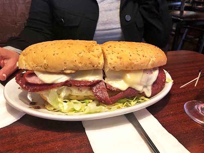 The Italian sub&mdash;proof that Thurman's doesn't just do beef between buns, but can stack cold cuts with the best of them.