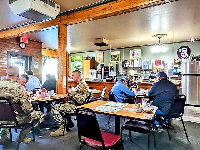Diners: Where hunters, fishermen, families, and travelers all find common ground over plates of food that speak the universal language of delicious.