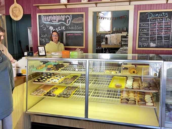 The order counter where dreams come true and difficult decisions about which treats to choose are made.