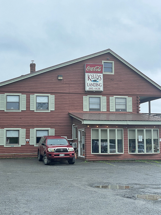 This rustic red building houses seafood so fresh it practically jumps from the lake to your plate.