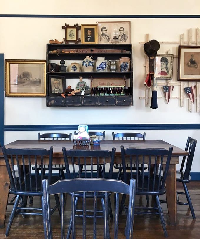 Vintage treasures and old photographs line the walls, turning lunch into a mini museum visit without the admission fee or velvet ropes.