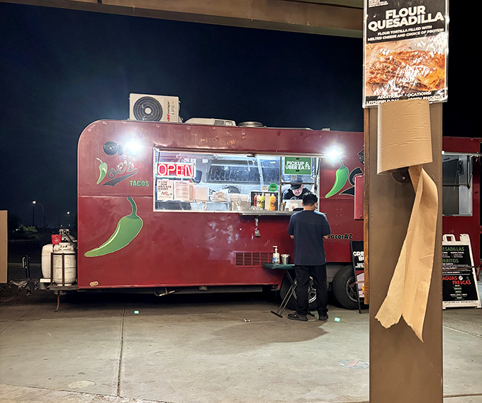 Order Window: Where culinary dreams come true &ndash; this humble service window might as well be a portal to flavor country.