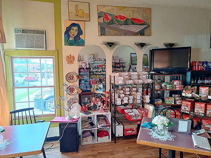A treasure trove of imported Polish goods, where colorful packages and nostalgic artwork transport you straight to Warsaw.