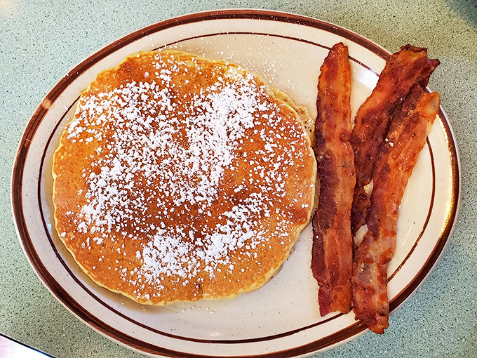 Fluffy, golden, and bigger than your plate &ndash; these pancakes are the breakfast of road trip champions!