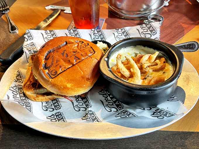 Southern comfort meets culinary craft with pulled pork alongside jalape&ntilde;o creamed corn that whispers sweet heat with every spoonful.