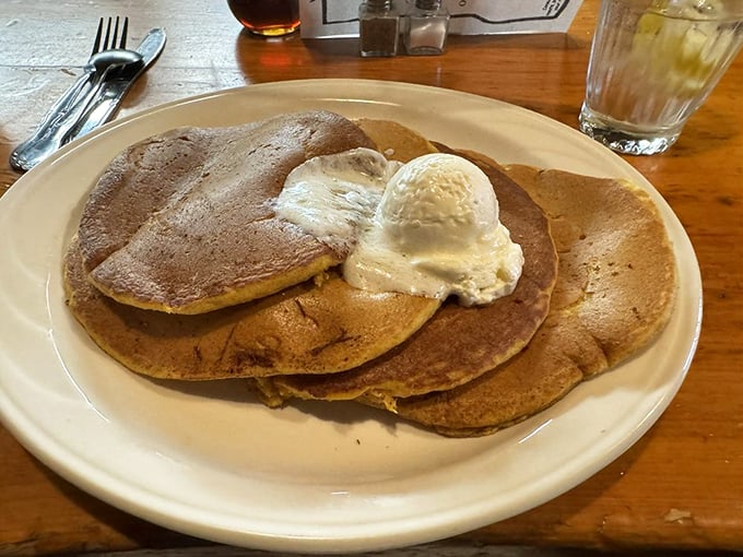 Fall on a plate! These pumpkin pancakes are like a warm hug for your taste buds.