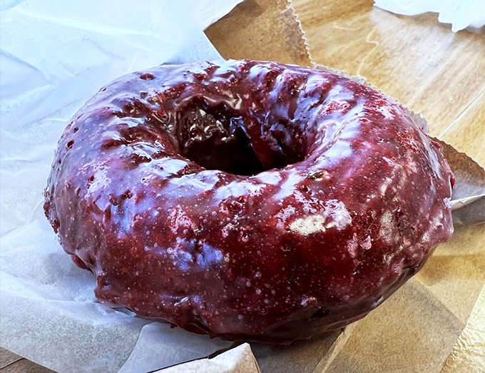 Red velvet so rich, it puts Hollywood to shame. This donut is ready for its close-up!