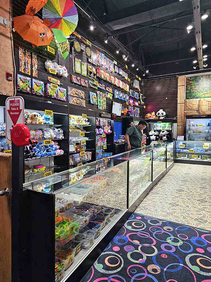 The redemption counter &ndash; where tickets transform into treasures and children learn the harsh economics of arcade games while clutching their hard-won prizes.