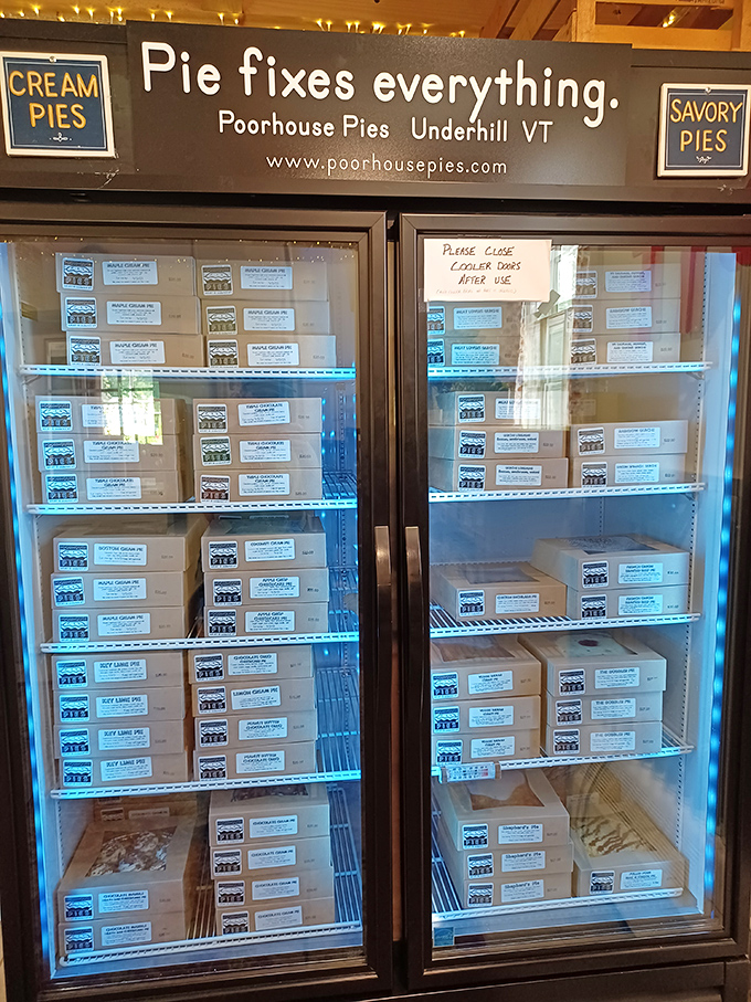 "Pie fixes everything" isn't just a slogan&mdash;it's practically scientific fact. These refrigerated cases hold the solution to whatever ails you.