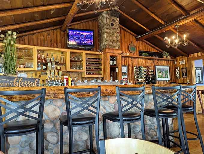 The bar area invites you to settle in with a drink, maybe strike up a conversation with locals who know all the area's best-kept secrets.