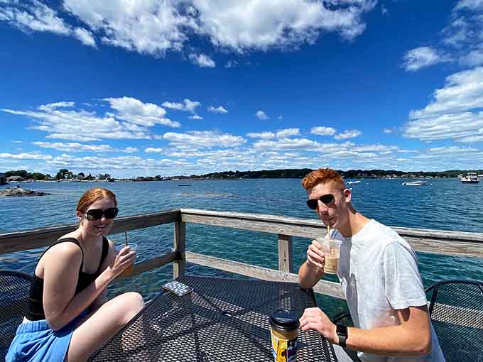 Nothing beats dining with a view, where the entertainment is boats, birds, and the occasional seal making a cameo appearance.