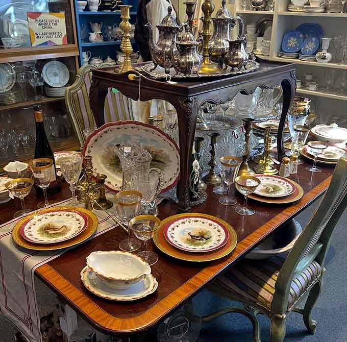 Elegant dinnerware displays prove that everyday meals taste better when served on dishes that have survived multiple generations intact.