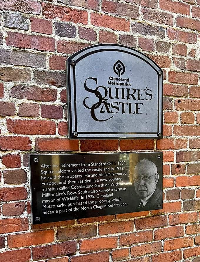 These plaques reveal the castle's transformation from private gatehouse to public treasure, a glow-up story for the ages.