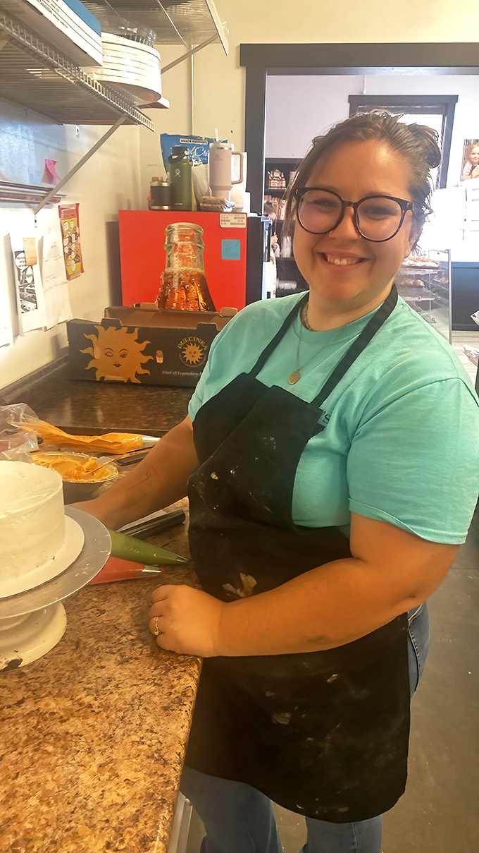 Where the magic happens! The talented team at Madeleine's transforms simple ingredients into extraordinary treats daily.