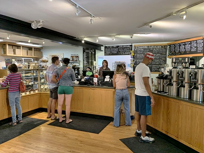 Where coffee meets craftsmanship &ndash; customers line up for their daily dose of exceptional baked goods and properly brewed beverages.