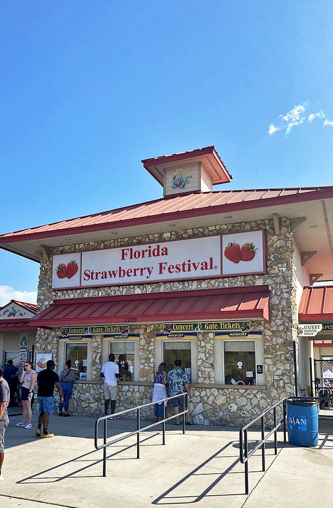 The Florida Strawberry Festival grounds welcome visitors year-round, though the main event brings thousands to celebrate the berry each spring.