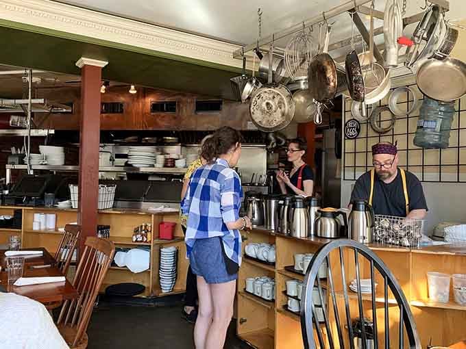 That open kitchen lets you witness the breakfast magic happening in real time, no secrets here.