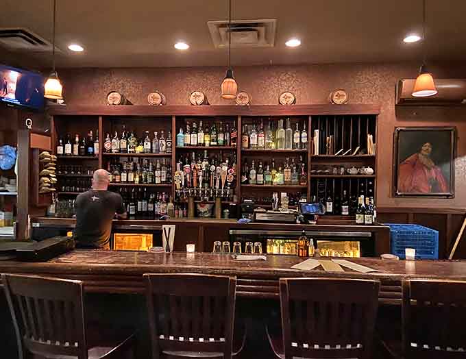 That well-stocked bar promises cocktails mixed by people who actually know the difference between shaken and stirred.