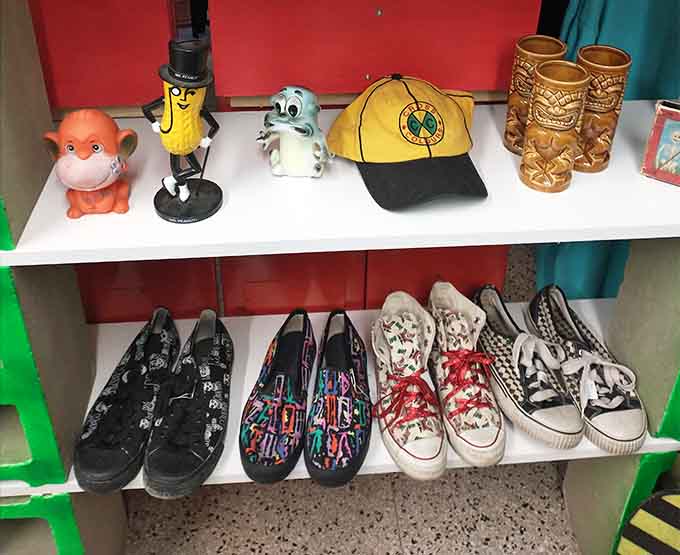 Vintage sneakers including classic Converse designs that have walked more miles and seen more history than most modern shoes ever will.