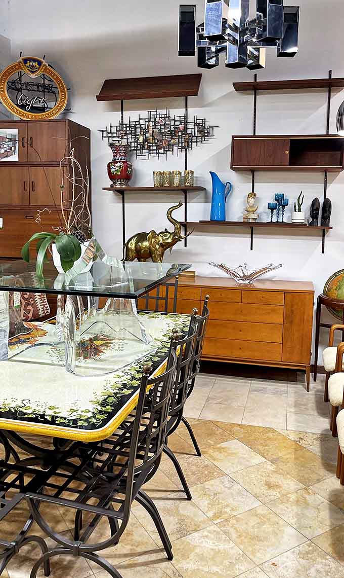 A vintage typewriter awaits its next great American novel &ndash; these mechanical treasures serve as both functional objects and conversation-starting decor.