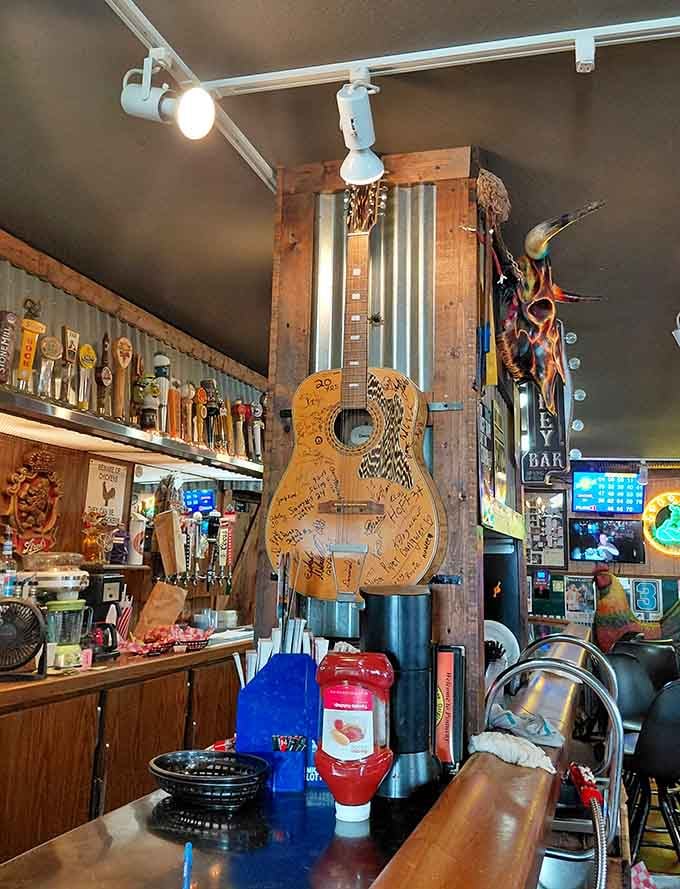 The counter offers front-row seats to the action, where regulars gather and newcomers quickly become part of the family.