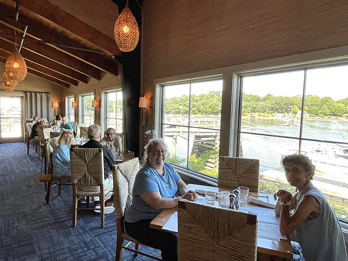 The view rivals the food for attention, but unlike most relationships with stunning views, this one delivers substance too.