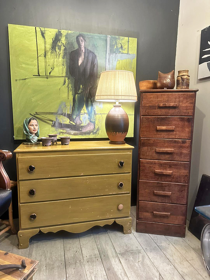 These colorful vintage dressers prove that storage furniture doesn't have to be boring – personality comes in all shapes, sizes, and delightful hues.