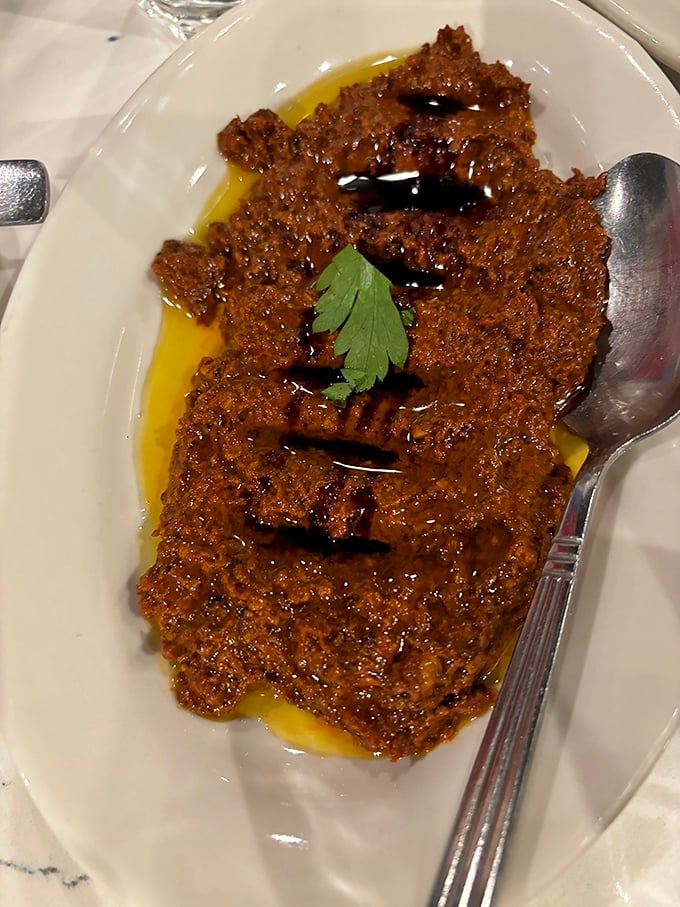 This ezme spread isn't just spicy &ndash; it's a vibrant wake-up call for taste buds that have been sleepwalking through ordinary meals.