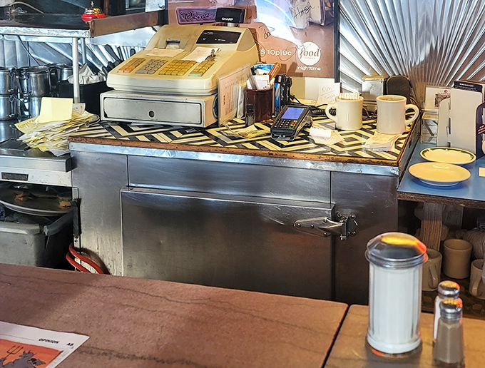 The A1's vintage register isn't for show &ndash; it's been faithfully tallying comfort food tabs through decades of loyal patronage.