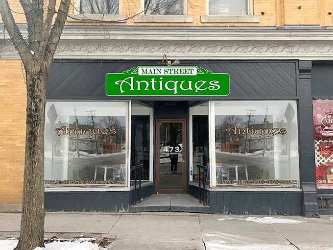 The welcoming storefront serves as a portal to simpler times, its classic design practically whispering "come in and stay awhile."