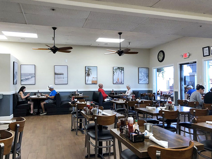 The dining room buzzes with conversation and laughter &ndash; the soundtrack to a perfect breakfast experience at Alice's.