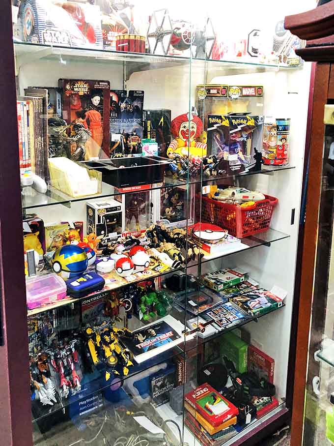 A glass cabinet of childhood memories &ndash; where Star Wars meets Pok&eacute;mon in a cross-generational nostalgia explosion.