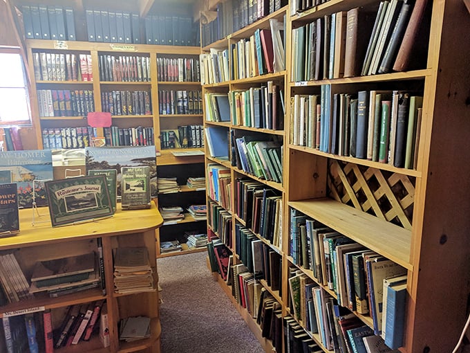 The magazine section preserves decades of American culture, from fashion trends to historical events, all captured in yellowing pages.