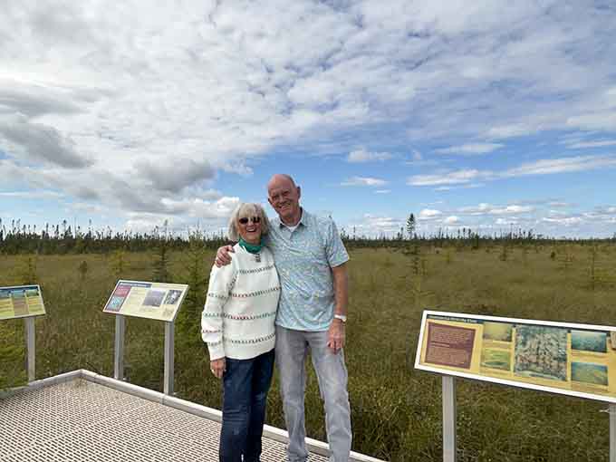 Wide open bog views remind you that Minnesota has landscapes that don't involve lakes, shocking as that may seem.