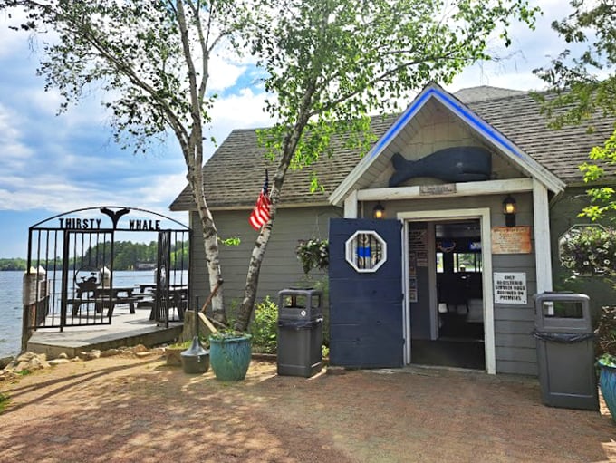 Seaplanes, sunsets, and signature cocktails. The Thirsty Whale: where Northwoods charm meets lakeside revelry.