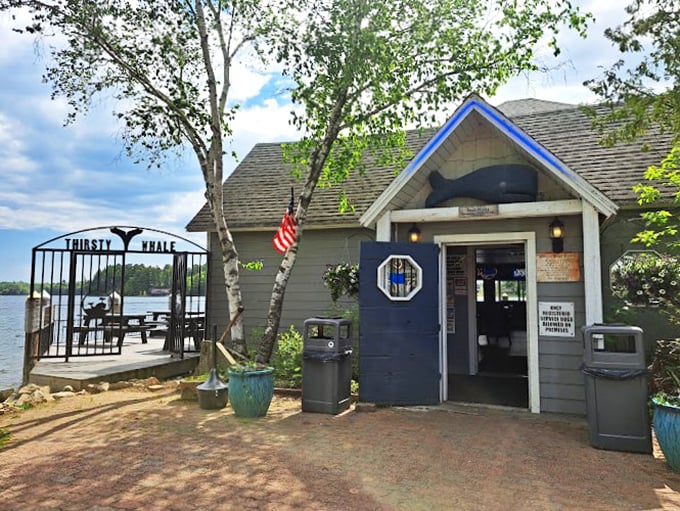 Dock your boat and grab a drink at The Thirsty Whale! You must check out the beautiful lakeside patio on your next trip to Minocqua.
