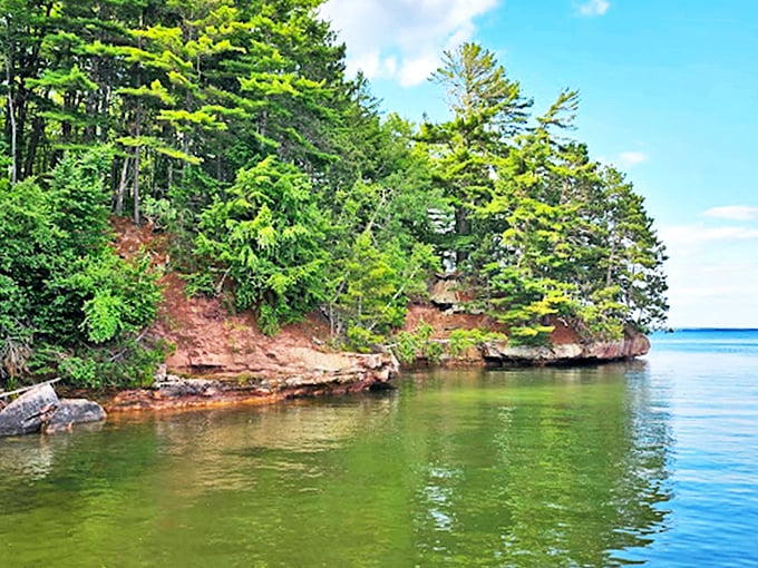 Where forest meets shore in a dramatic display. Nature's own amphitheater, with Lake Superior as the star!